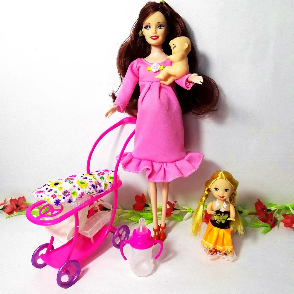 New doll house furniture children play house sets For Barbie doll Baby ...