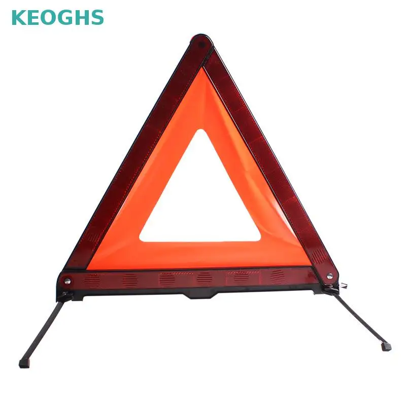 2020 Fold Warning Triangle Safety Emergency Reflective Flash Sign ...