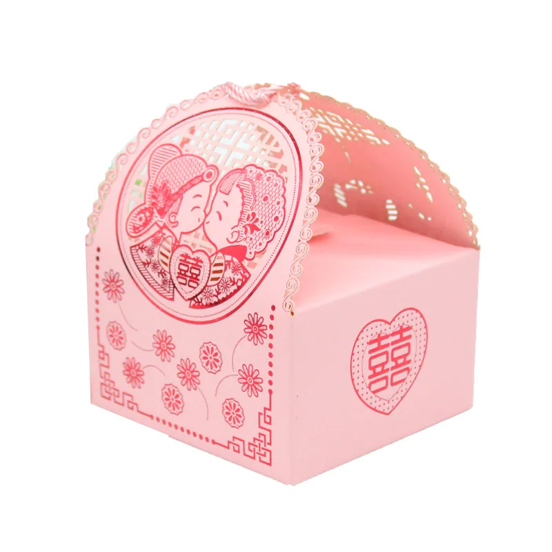 Laser Cut Wedding Box Personalized Laser Cutting And Gold Foil Printing ...