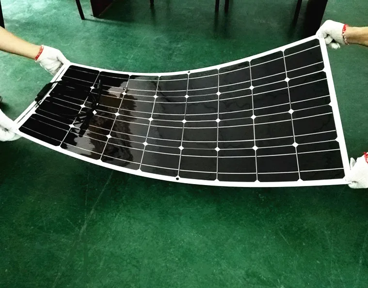 100w semi soft solar panels, mono solar cell of the battery, so you no ...
