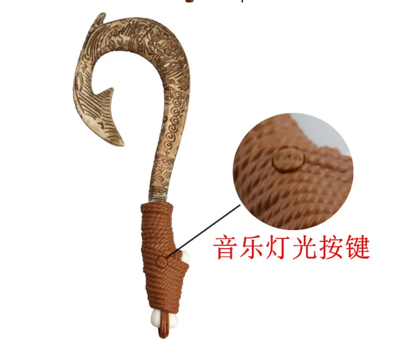 Anime Moana Maui Magic Weapon Hook Knife Childrens Gift Flashing ...