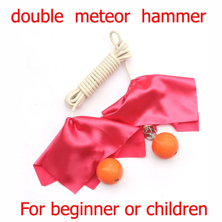 double meteor hammers chinese weapon rubber ball for beginner or ...