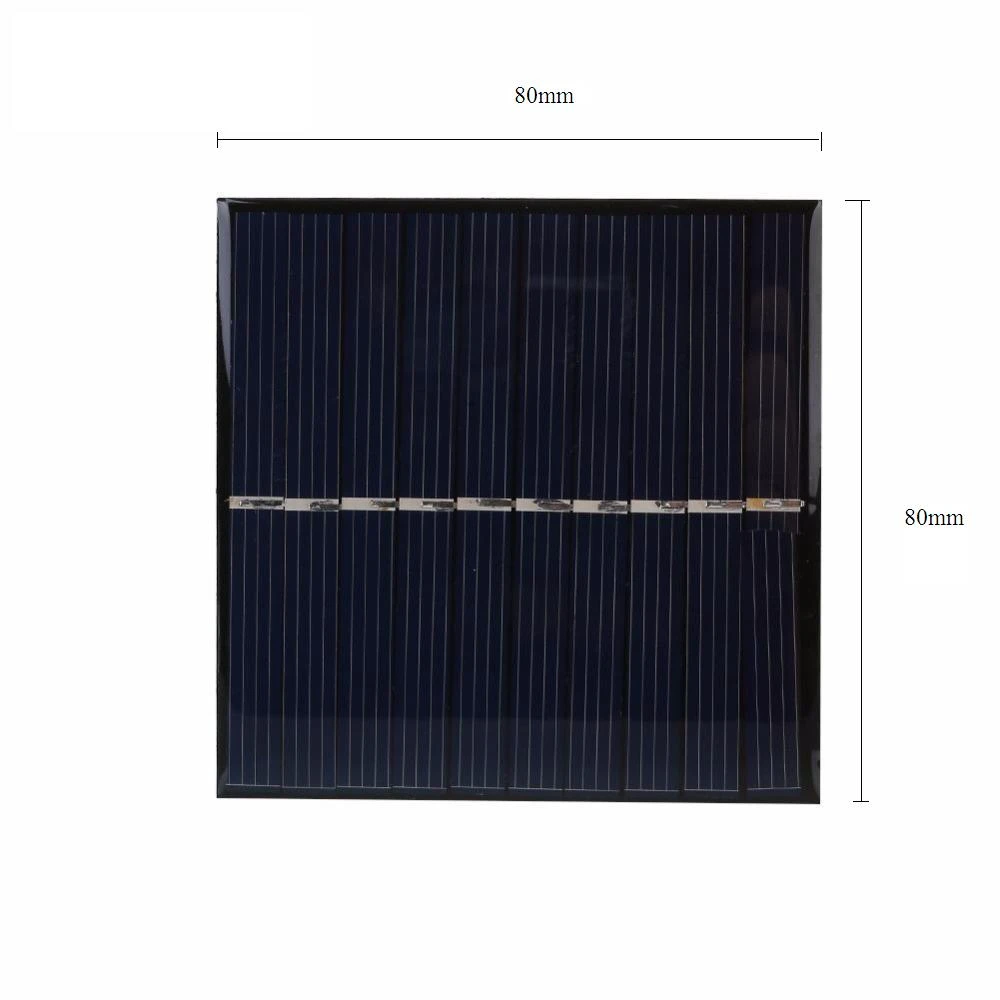 Allmejores Small Size Epoxy 5v Solar Panel 0.9w 80mm X 80mm ...