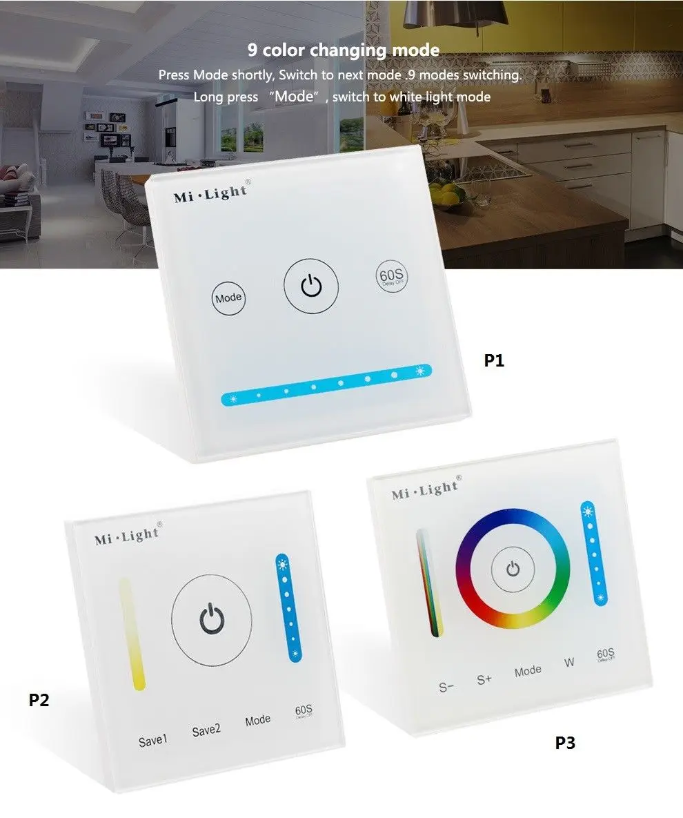 Mi-light-RGBW-Dimming-Panel-Color-Temperature-CCT-Touch-Switch-Panel ...