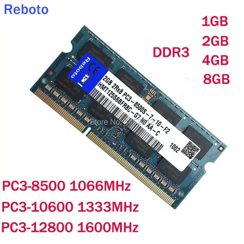 1GB 2GB 4GB 8GB DDR3 PC3 8500 1066MHz /DDR3 PC3 10600 1333MHz /DDR3 PC3 ...