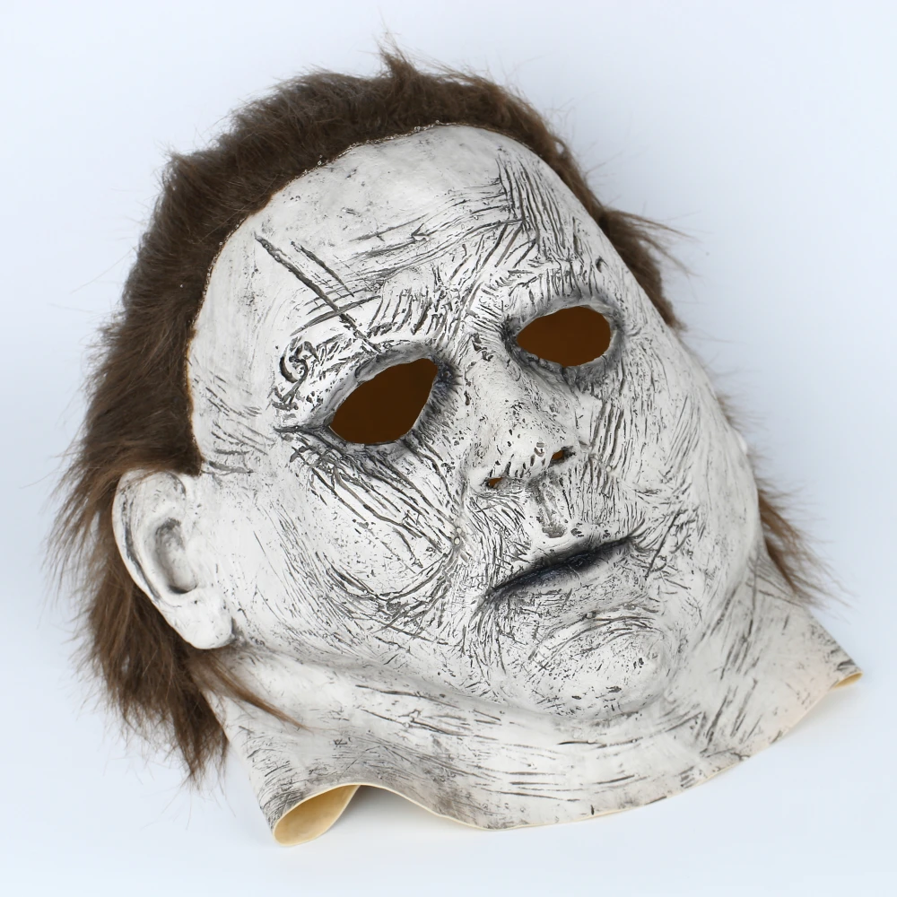Horror Michael Myers Scary Cosplay Mask & Wig - AllCosplay.com