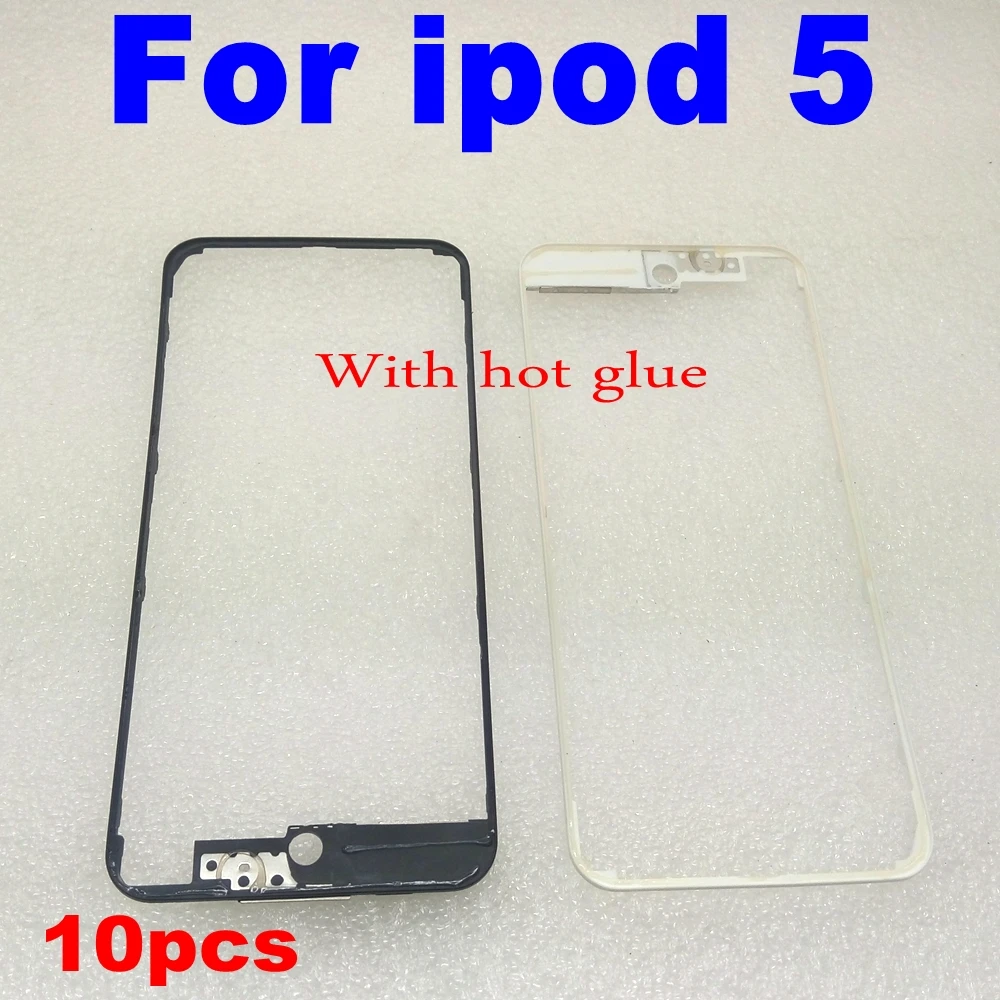 10pcs Front Bezel Frame With Hot Glue For Ipod Touch 5th Gen Mid ...