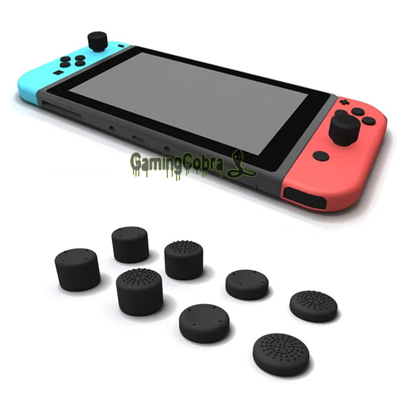 eXtremeRate 8Pcs Silicone Thumb Stick Grip Joystick Cap Cover For ...