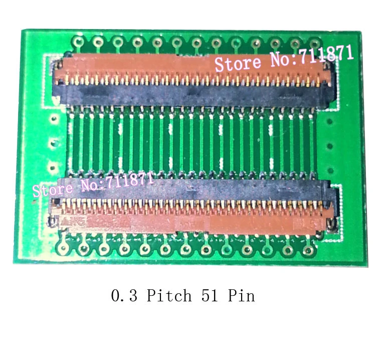 MiPi 0.3 Pitch 51P FPC Extension Connector 51 Pin FPC cable Lengthen ...
