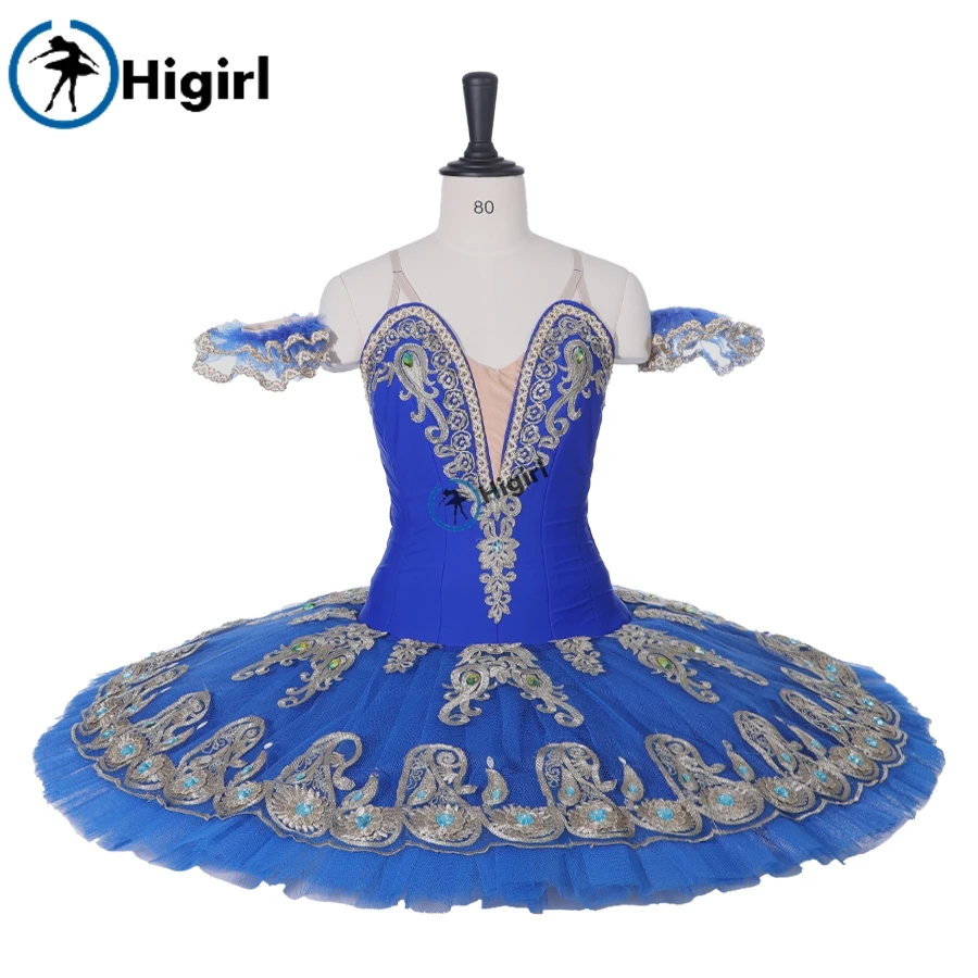 Adults Professional Ballet Blue Bird Tutus With Gold Raymanda ...