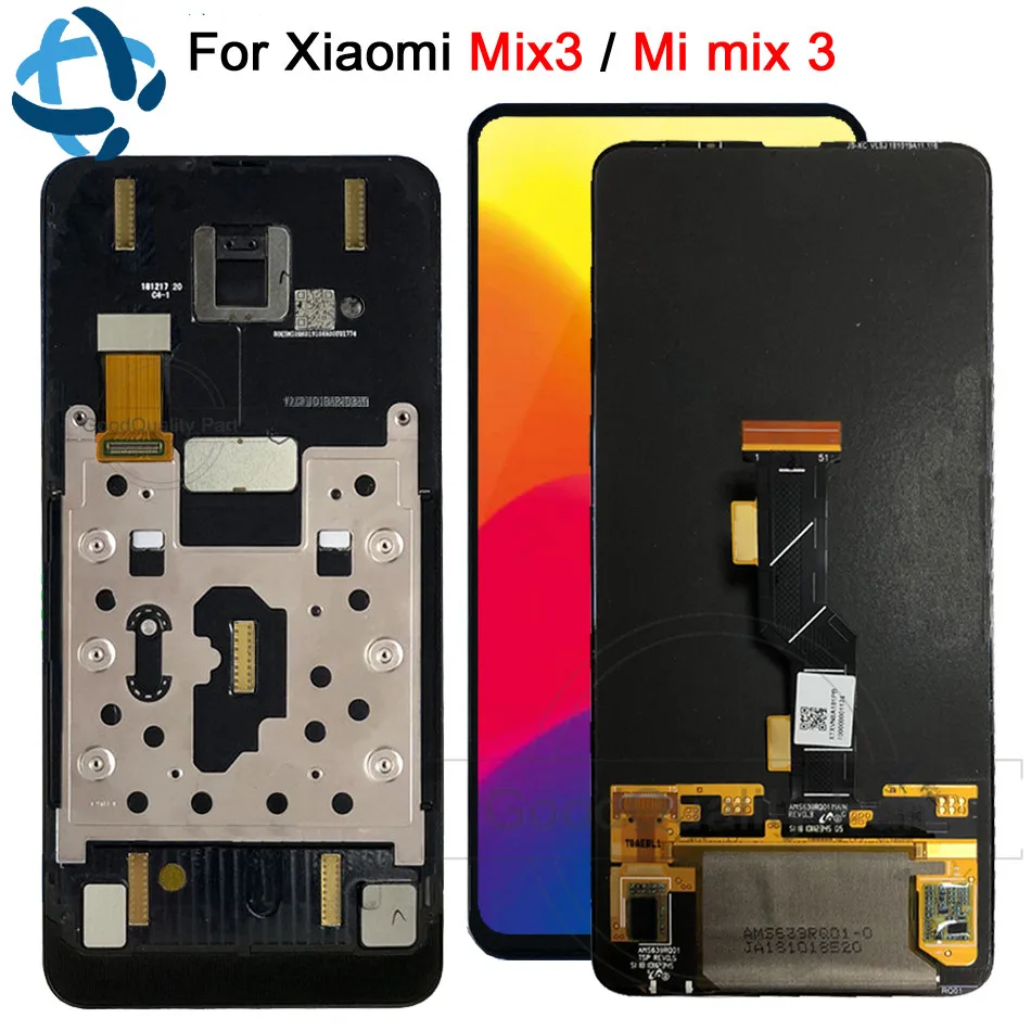 Super Amoled For Xiaomi Mi Mix 3 LCD Display Touch Screen Digitizer ...