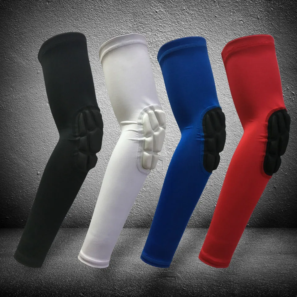 1pcs Elastic Gym Sport Basketball Arm Sleeve Arm Warm Crashproof