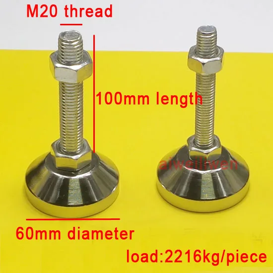 D60-M20-thread-screw-100mm-Heavy-machine-feet-adjustable-foot-cup ...