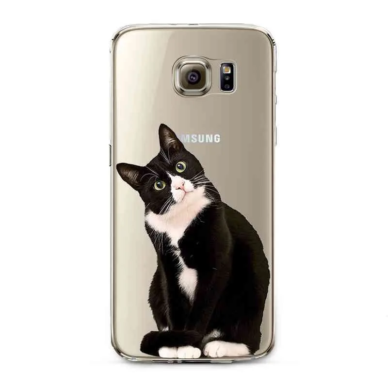 Samsung Galaxy S5 S6 S6Edge S6Edge+ Cute Cat Phone Covers