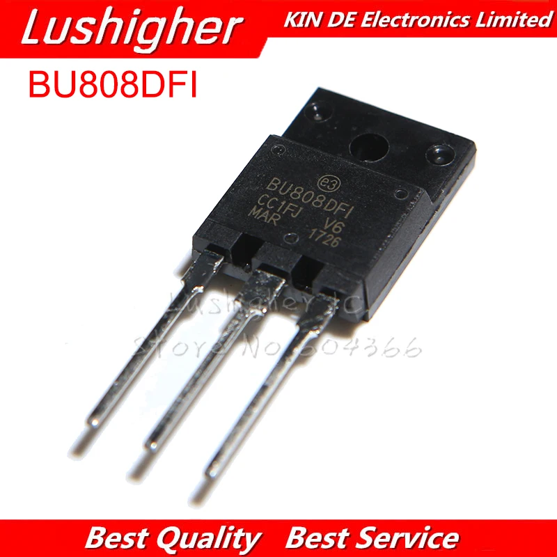 5PCS BU808DFI TO 3PF BU808DF BU808D BU808 TO 3P BU808DFX|shipping free ...