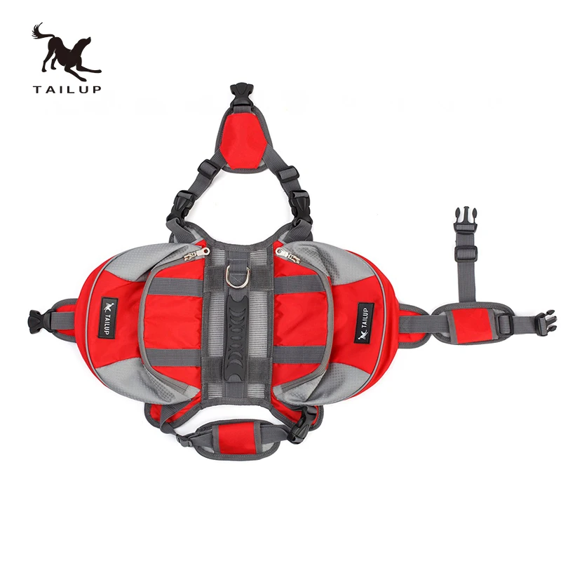 TAILUP luxury Pet Outdoor Backpack Large Dog Adjustable Saddle Bag ...