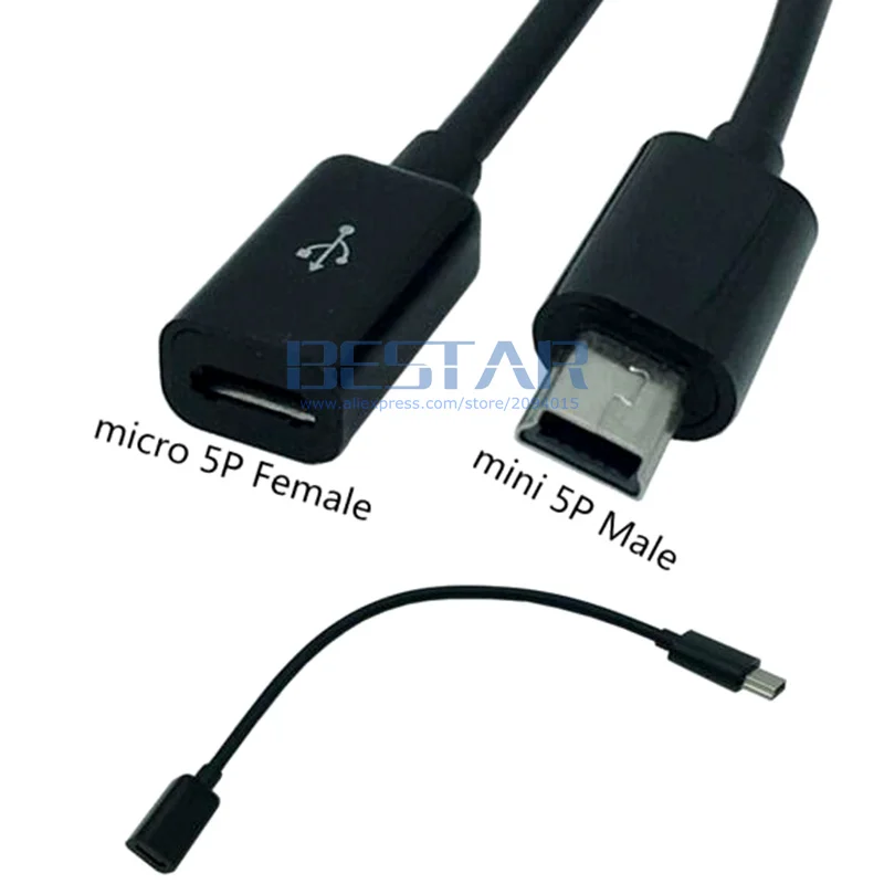 10CM-Black-White-USB-2-0-Mini-USB-B-5-Pin-male-to-Micro-USB-2.jpg