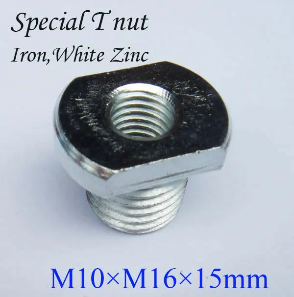 T head hollow screw, Inner thread M10 screw, Outer thread M16, Special ...