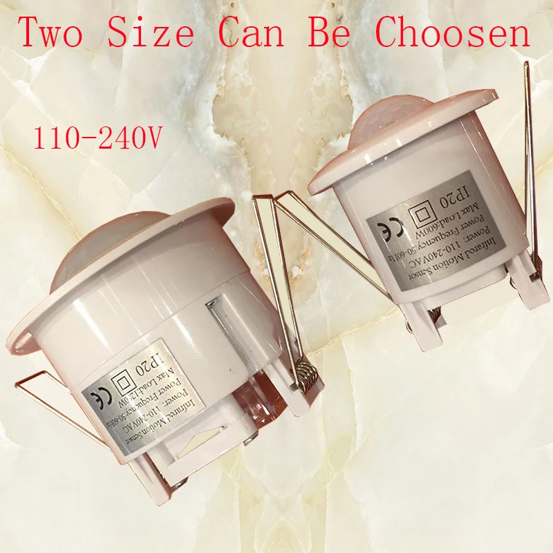 Newest 110V 240V 360 Degree Ceiling Infrared Motion Active sensor Light ...