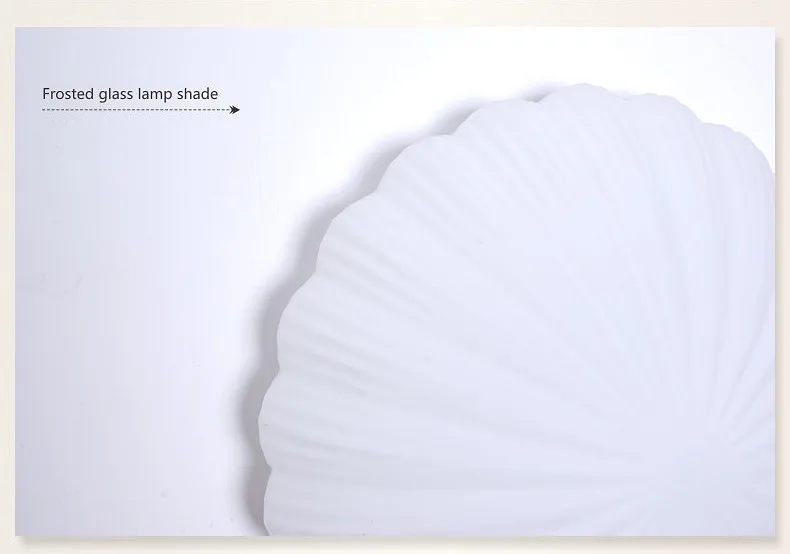 Modern brief Personalized white shell design ceiling light Home decora ...