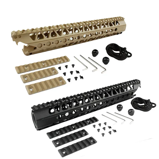 Airsoft Picatinny Rail 13.5 inch LVOA C Viper handguard Rail system for ...
