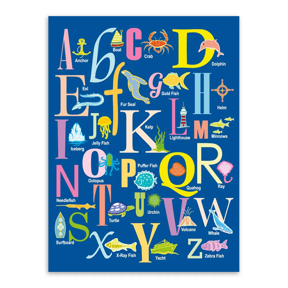 Disney Alphabet Poster