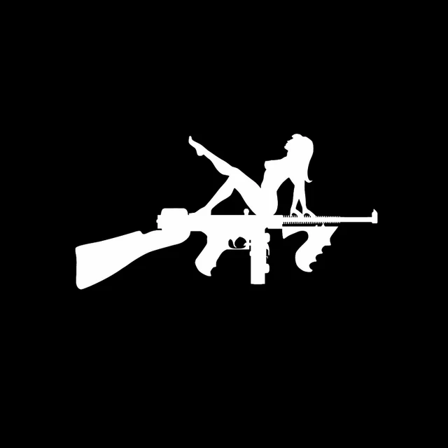 Girls And Gun Stickers