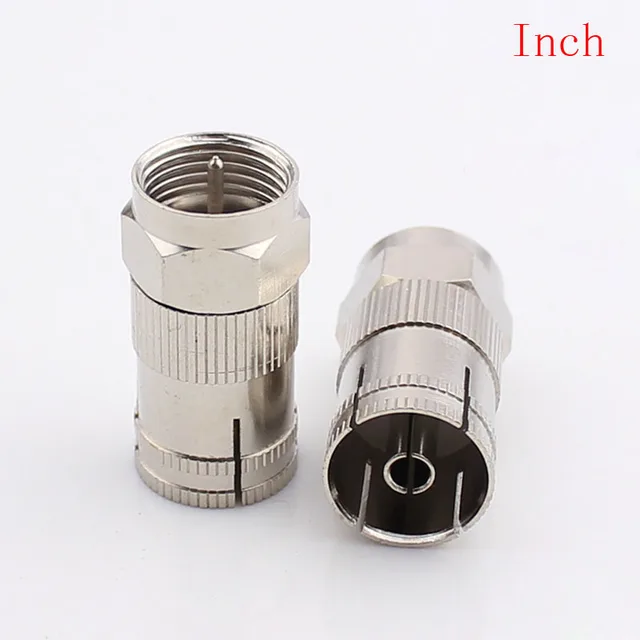 30pcs Digital TV Cable Adapter F Connector Adapter For Set top Boxes ...