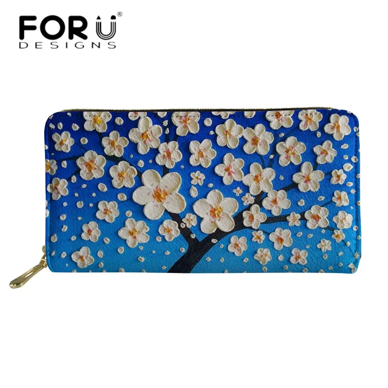 FORUDESIGNS 3D Flower Floral Wallets Women Luxury Wallet High Quality ...