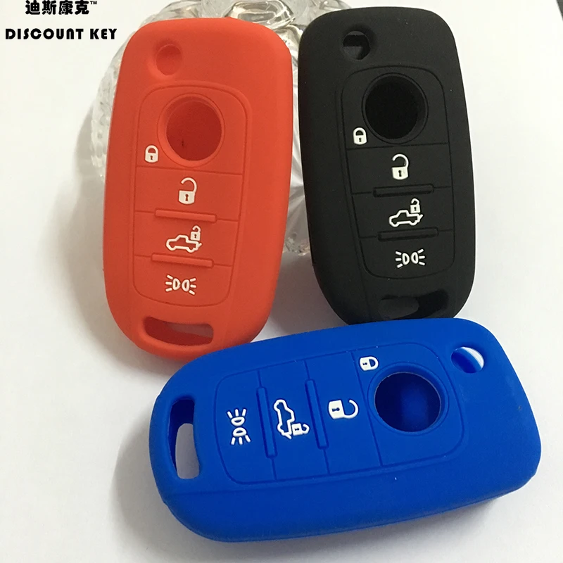 4-buttons-Silicone-key-FOB-Shell-Cover-Case-Protect-skin-holder-for ...