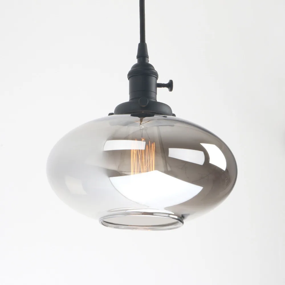 PERMO Vintage Pendant Lights Reflective Glass Retro Luminaire Loft ...