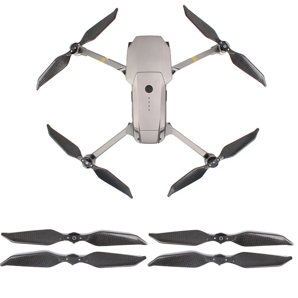 2Pair Carbon Fiber 8331 Foldable Low Noise Propeller For DJI Mavic Pro ...
