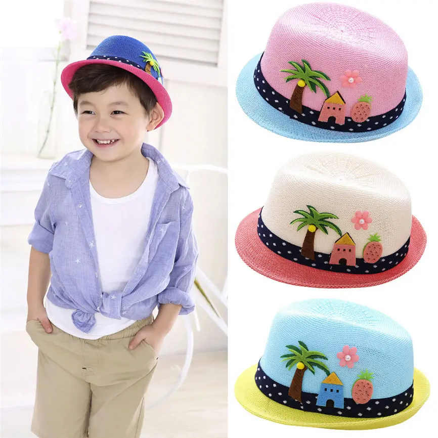 2018 Cute Summer Baby Hat Cap Children Breathable Hat Show Kids Hat Boy ...