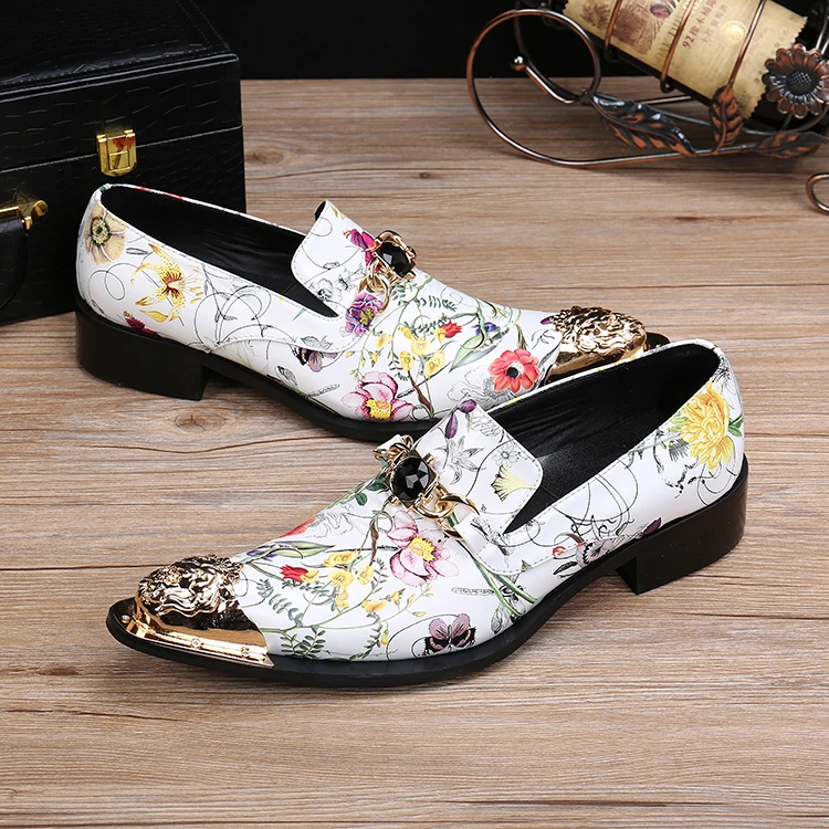Floral Shoes Men