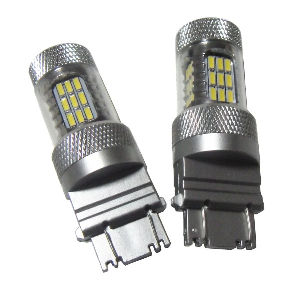 2pcs/lot 3157 LED Light Bulbs 8W 590 ML 3156 3457 4157 4057 4114 Bright ...