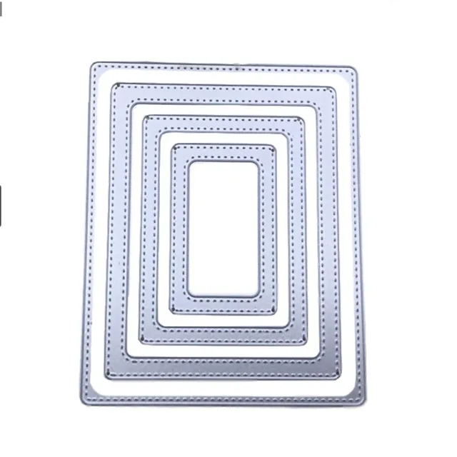 Stitched rectangle frame Metal Cutting Dies Stencils For DIY ...