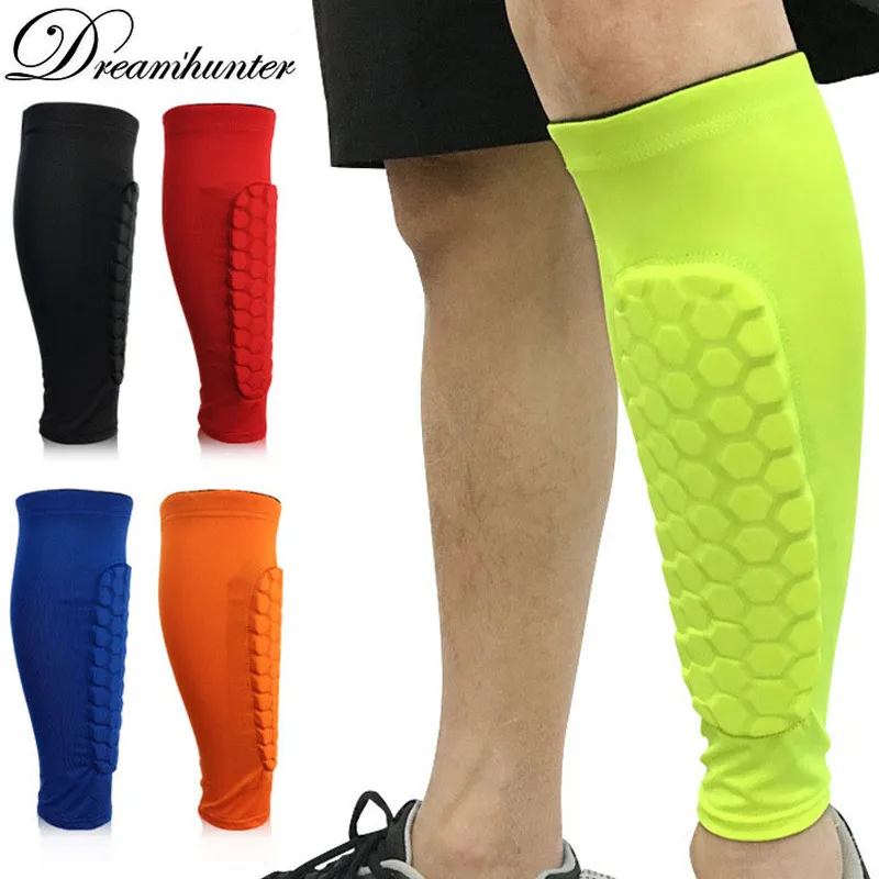 1pcs Anti Collision Football Shin Guards Protector Basketball Calf