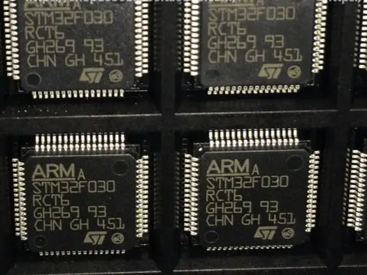STM32F030 LQFP64 MCU 32 bit STM32F ARM Cortex M0 RISC 64KB Flash 2.5V/3 ... STM32F030 LQFP64 MCU 32 bit STM32F ARM Cortex M0 RISC 64KB Flash 2.5V/3 ...