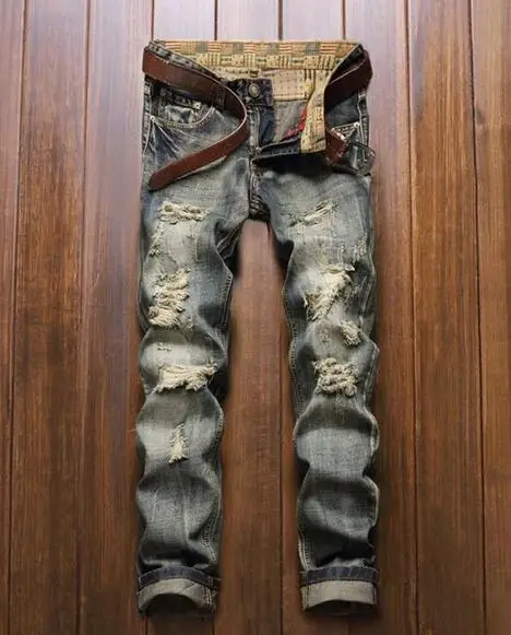 Top-Fashion-Mens-Torn-Jeans-Slim-Ripped-Destroyed-Denim-Jeans-Male ...