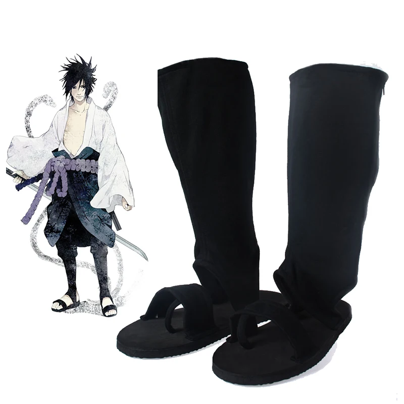 Naruto Shoes Naruto Cosplay Uchiha Sasuke Orochimaru Type Black Cosplay ...