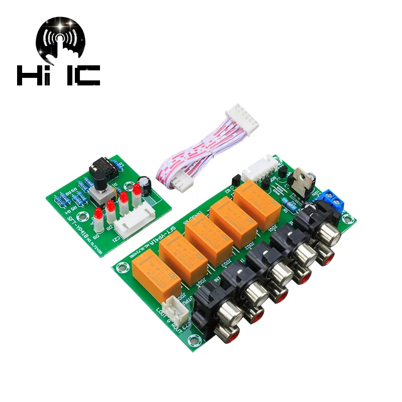 4 Input 1 Output Lossless Relay Control Audio Signal Switcher Switch Selector Box Sound Hifi