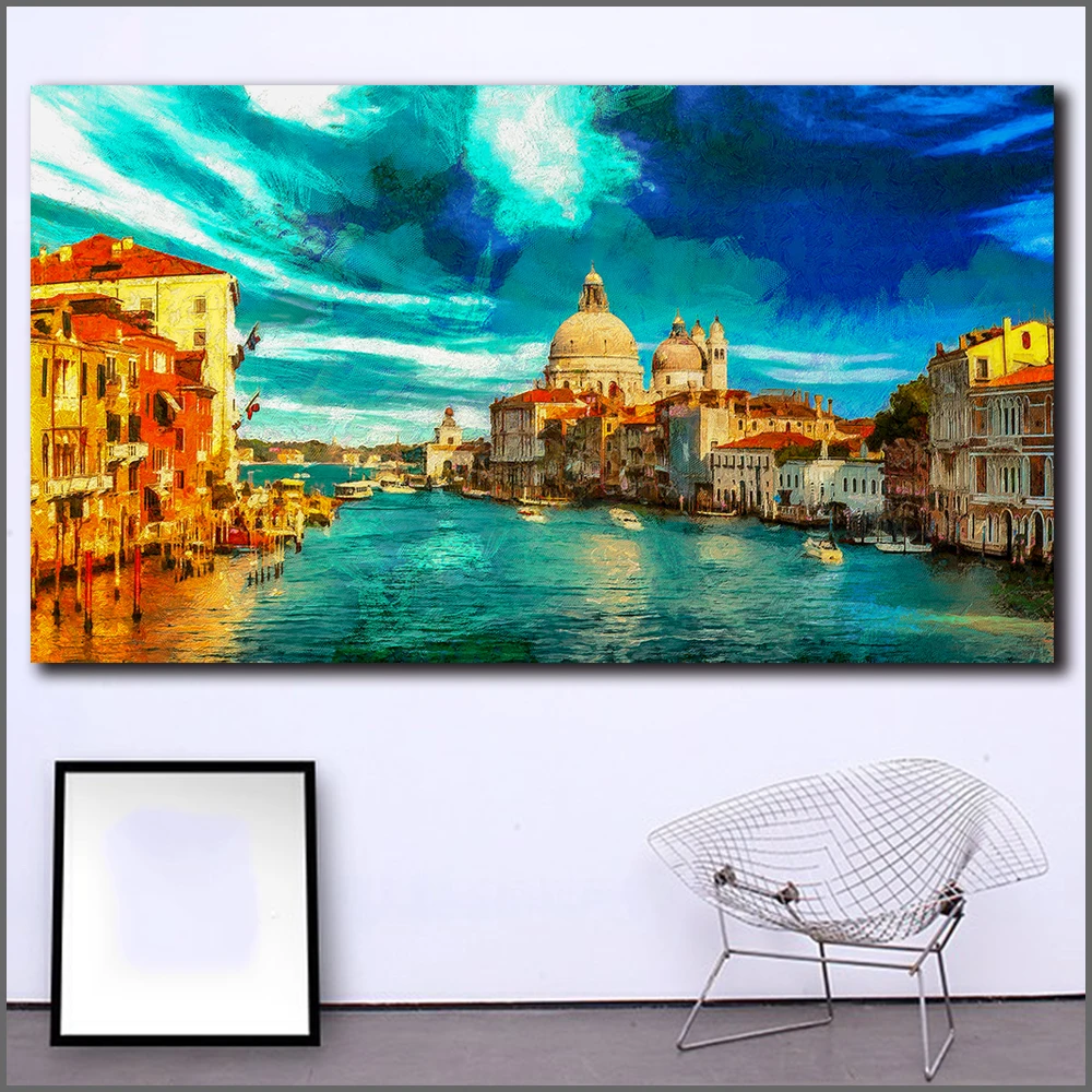 Grand Canal Venice, Picture Art, Canvas Wall Art, Happy Home On Canvas ...