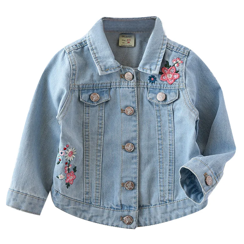 Girl Denim Jacket For Girls Jacket Denim Coats Toddler Girls Casual ...