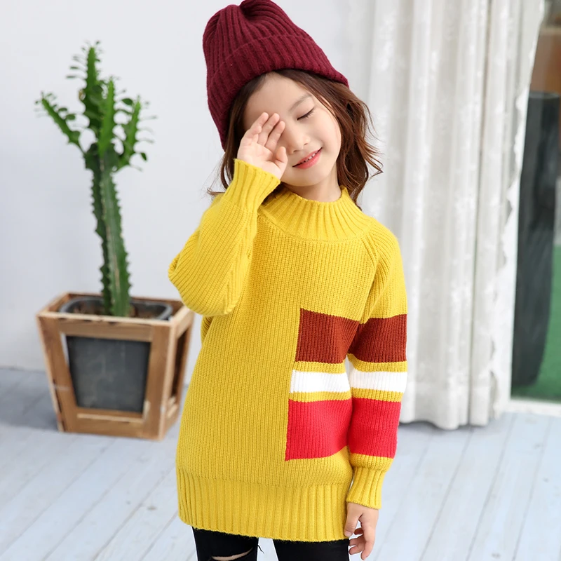 2017 kids pullover girls sweater turtleneck long sleeve children top 10 ...