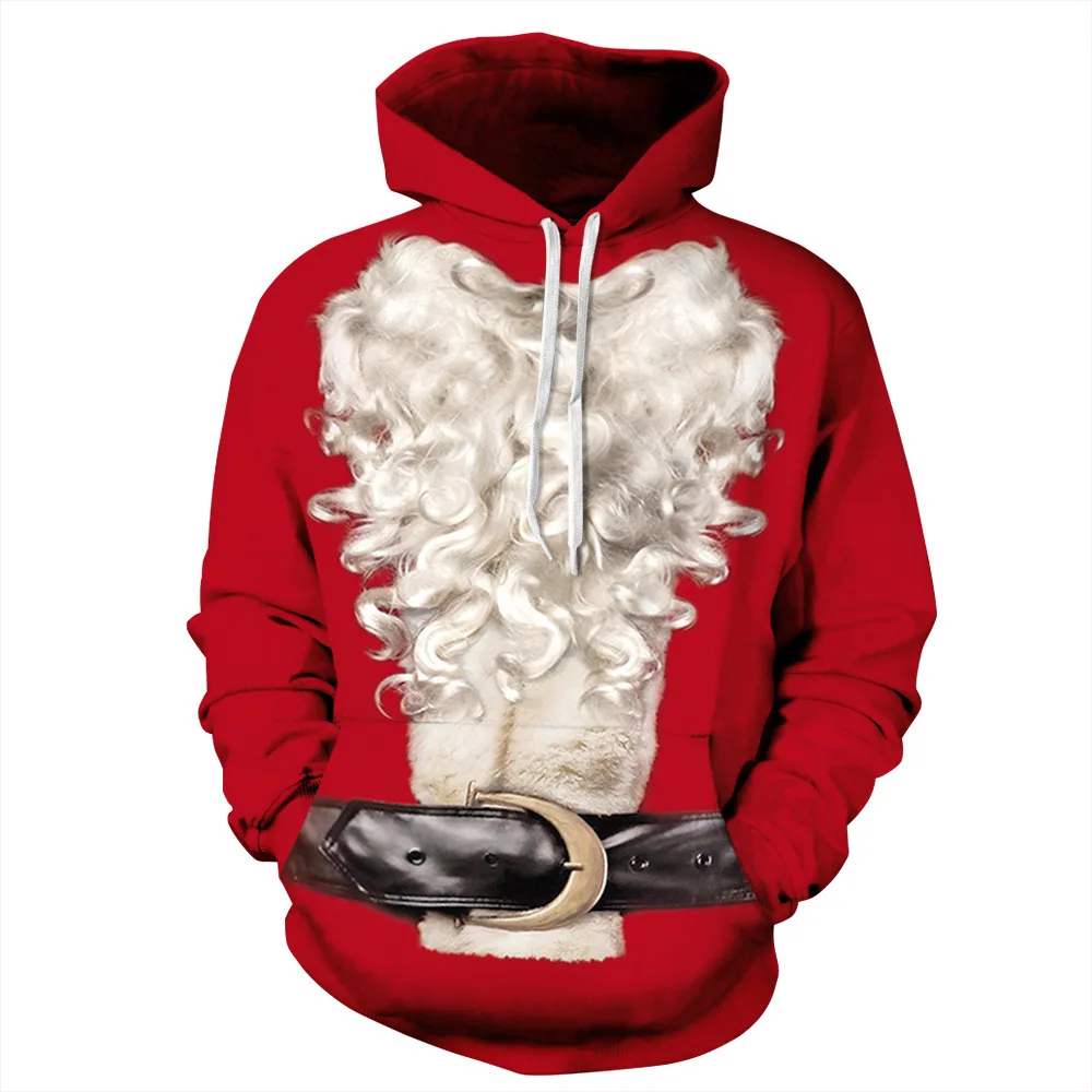 Men Women Autumn Sweatshirt 3d Christmas Hoodies Street Style Male