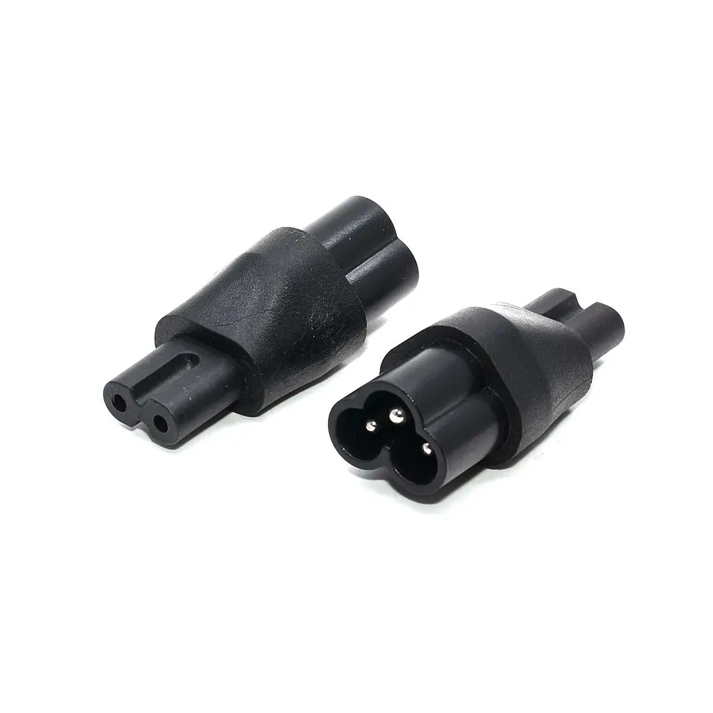 C6 C7 AC Power Adapter IEC320 C6 TO C7 Connector Converter Male To ...