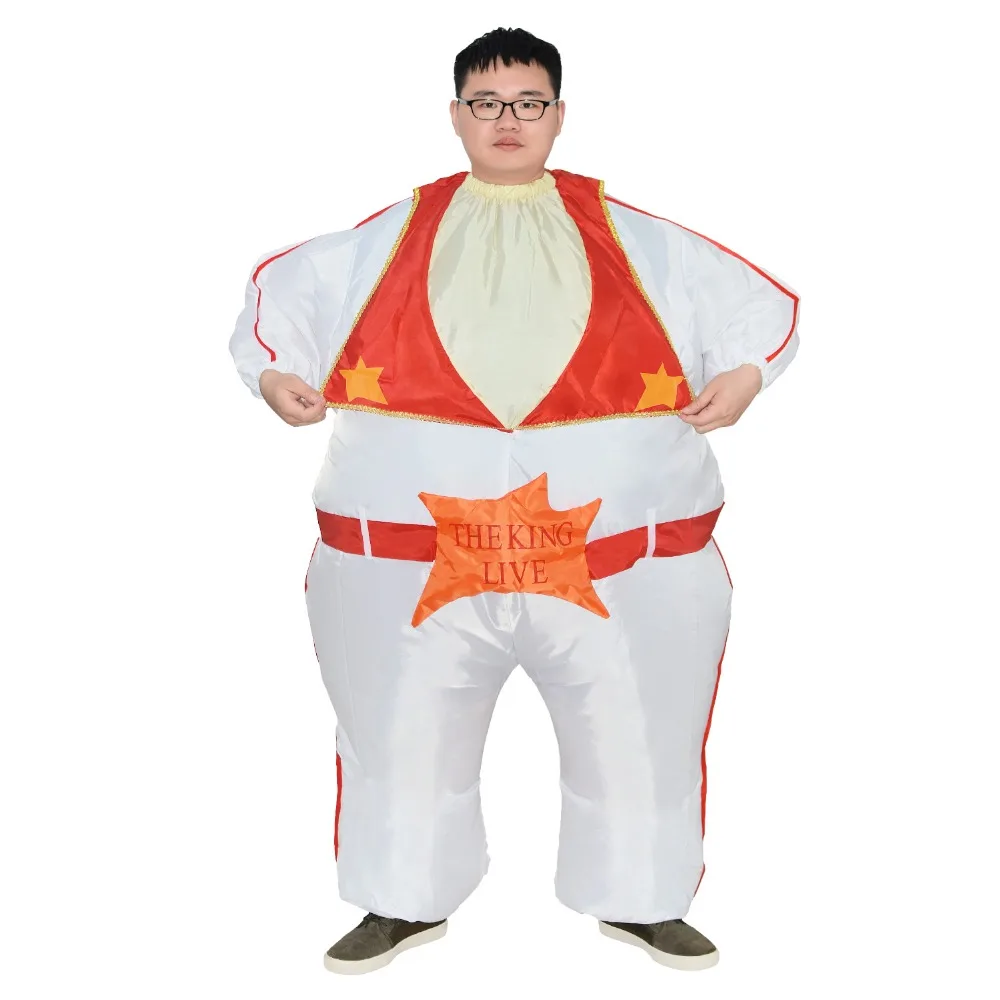 Disfraz inflable de Rey del Rock y rollo, para Cosplay, actuación en el ...