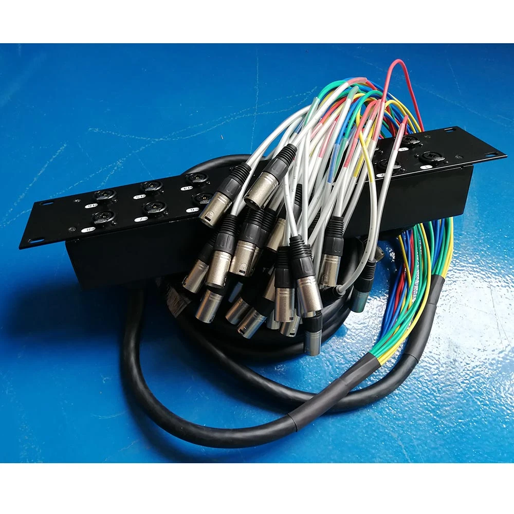 Kuilong Audio 16 Channel 2u Rack Multicore Cables Rack Mount 16 Channel ...