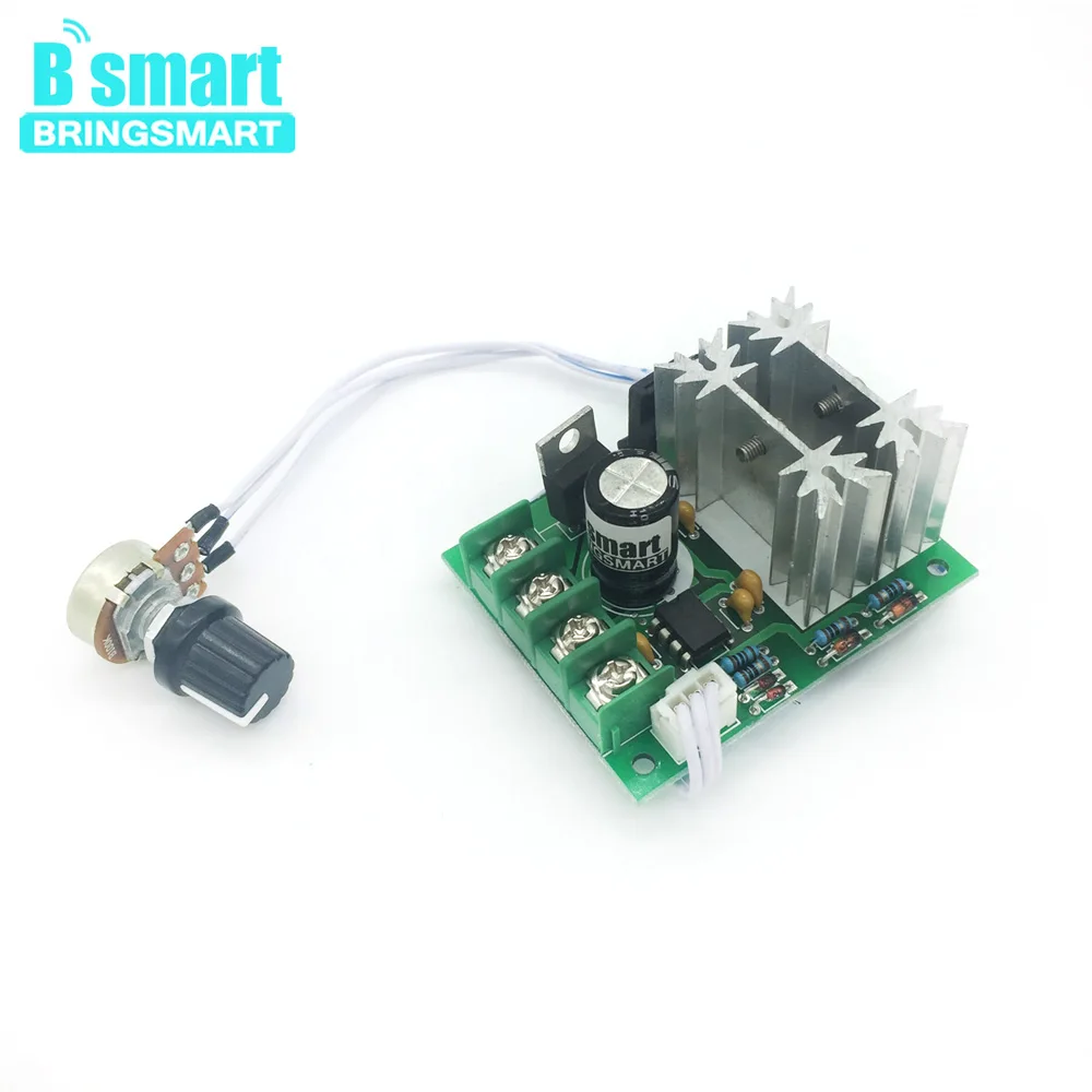 Bringsmart CCM6C PWM DC Motor Speed Controller 12V Stepless Speed Regulating Switch Controller ...