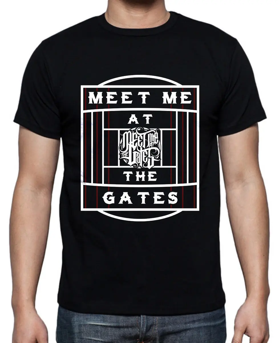 Blessthefall Band MEET ME AT THE GATES Gildan Men's black T shirt size ...
